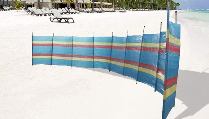 Colourful Extra Tall Windbreaker Screen - 5 Sizes