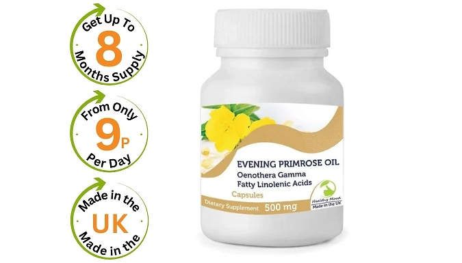 Hormone Balancing & PMS Support Evening Primrose Oil Capsules