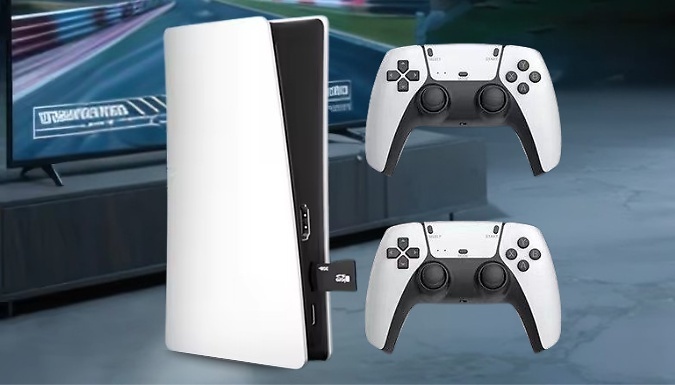 4K Ultra Gaming Console with Dual Wireless Controllers - up to 25,000 ...