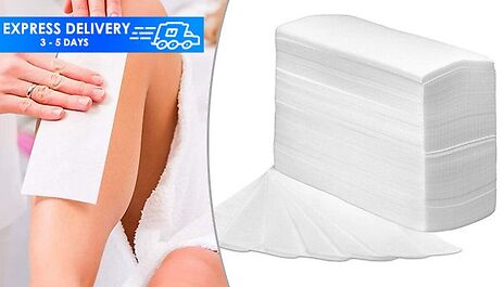 100-Pack Waxing Strip Papers