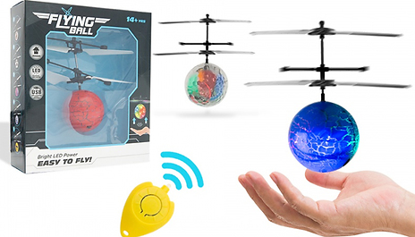 LED Flying Helicopter Ball Toy With Remote Control