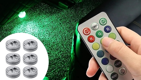 Wireless LED Adhesive Car Spotlights - 2, 4 or 6-Pack!
