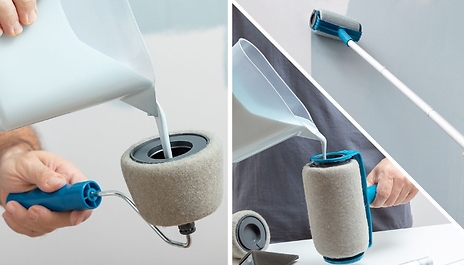 7-Piece Extending Anti-Drip Paint Roller Set - Refillable!